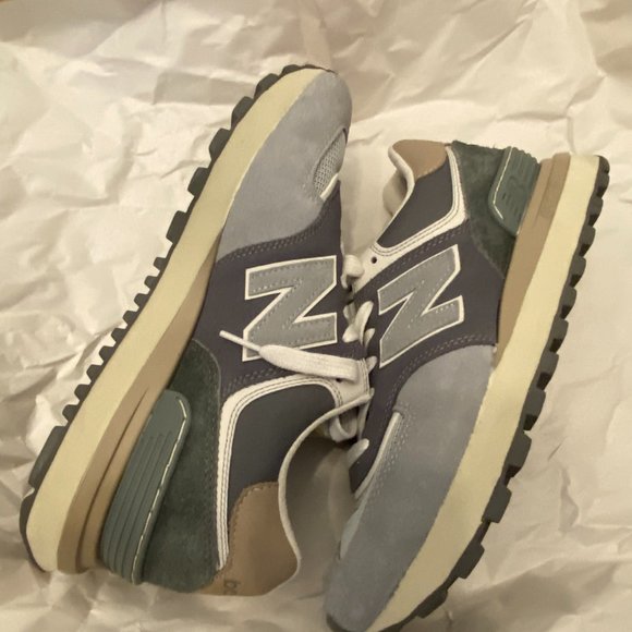 New Balance | Shoes | New Balance 574 Suede Leather And Mesh Trainers ...